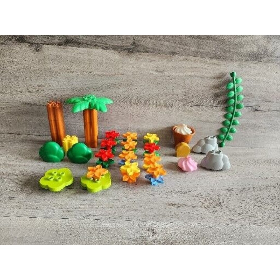 Large Lot of LEGO DUPLO Flowers Plants Trees Vine Bushes Mountains 42 ...