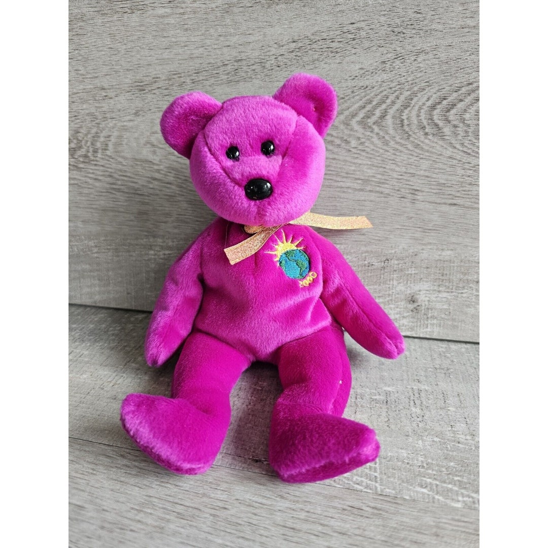 TY BEANIE BABY Millennium Millenium Bear 1999 Very Rare No Hang Tag - Etsy