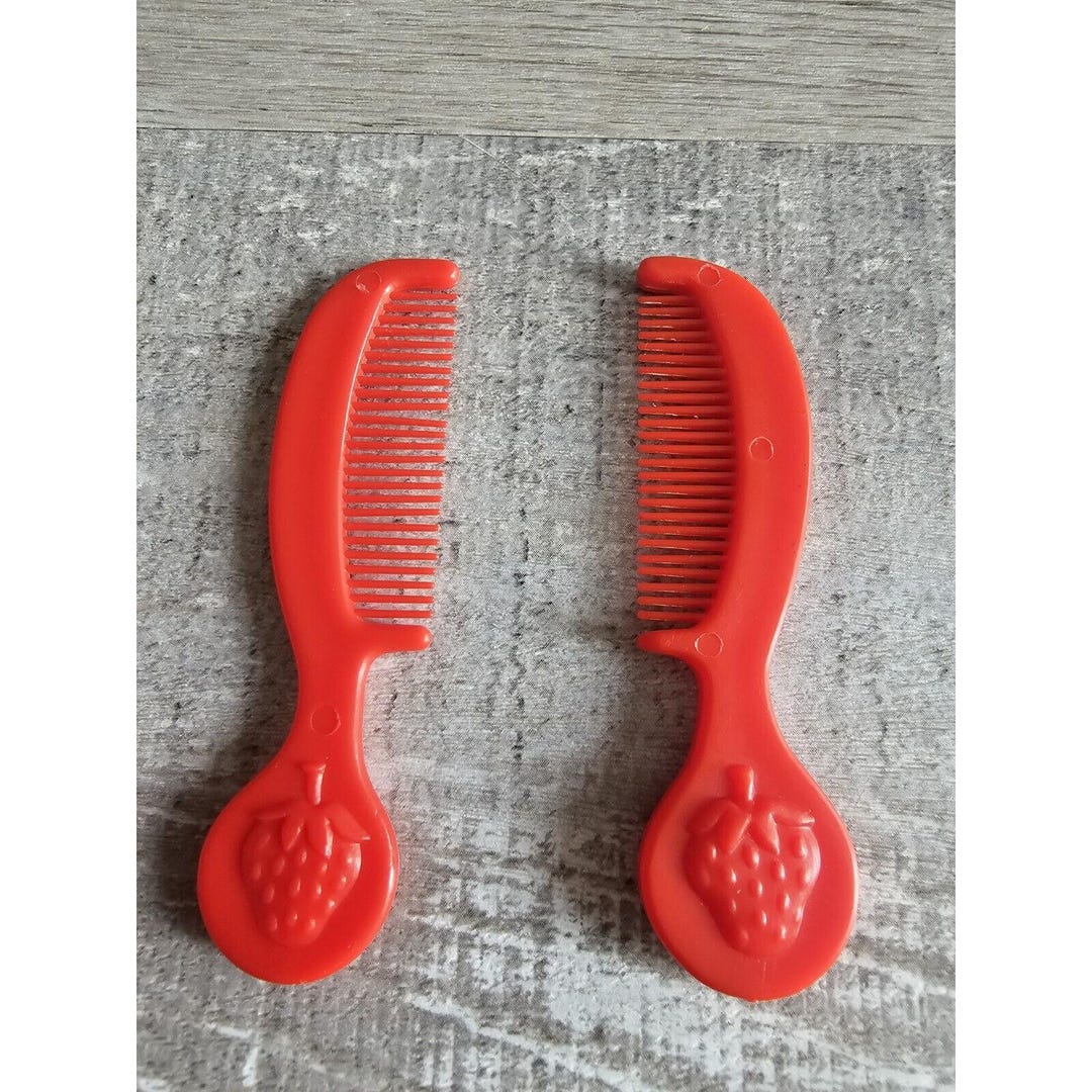 Vintage Strawberry Shortcake 3 Inch Hair Combs Lot of 2 Replacement ...