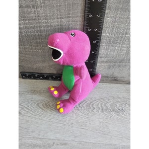 Luvs Diapers Barney Beanie Plush Special Limited Edition 2000 Stuffed 6 ...