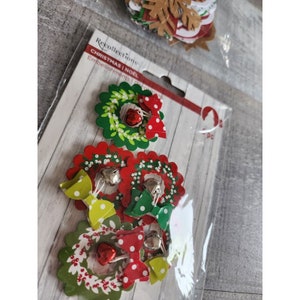 3D Stickers Large LOT - Recollections - Christmas Wreaths Wood Calendar ...