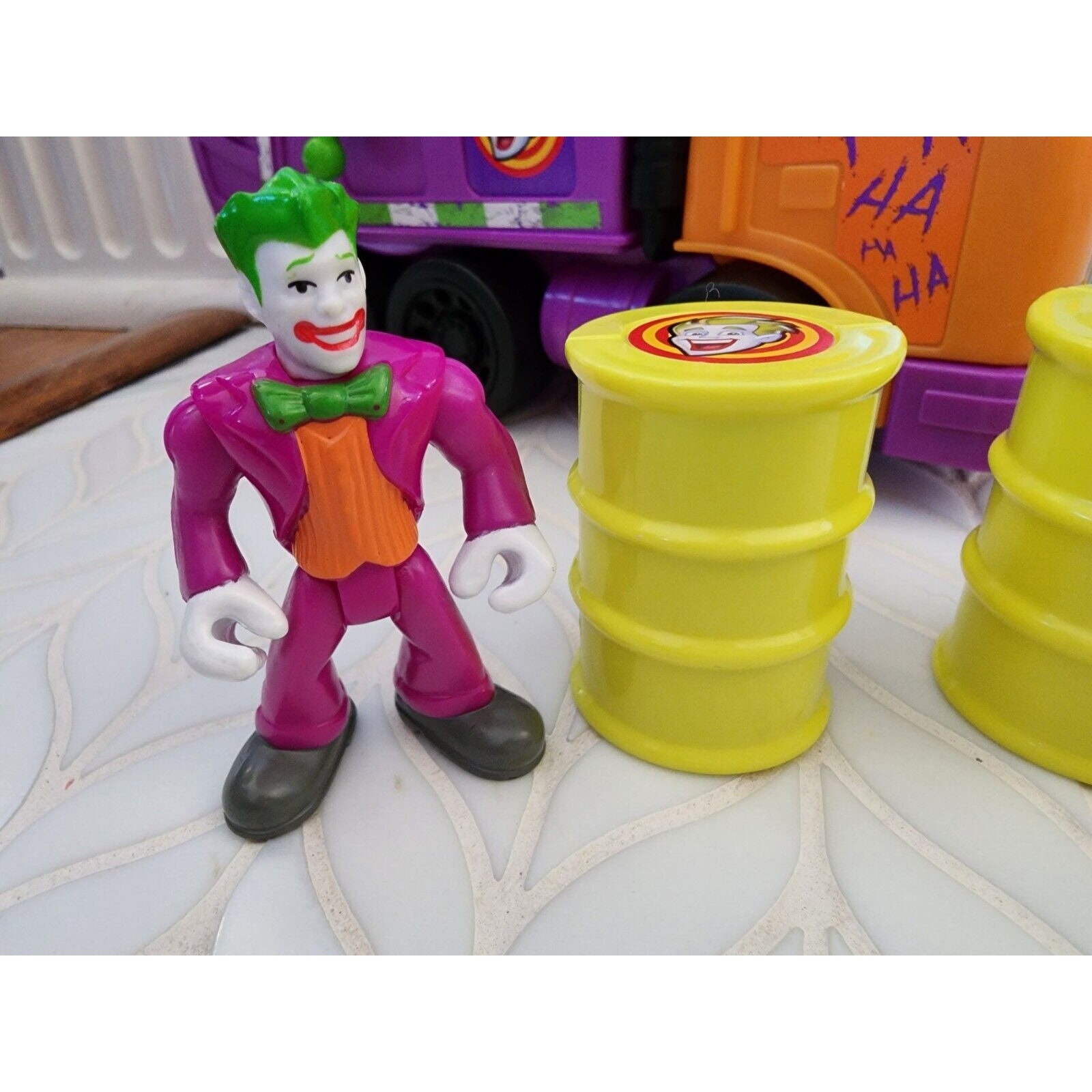 Imaginext the Joker Garbage Truck Batman Gotham City DC Super Friends ...