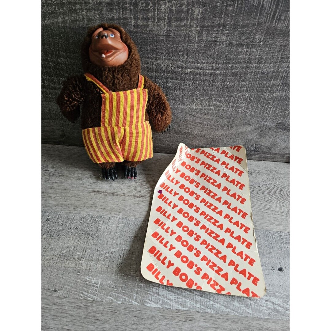 Vintage 1981 Showbiz Pizza Rock-afire Explosion Plush Doll Billy Bob ...