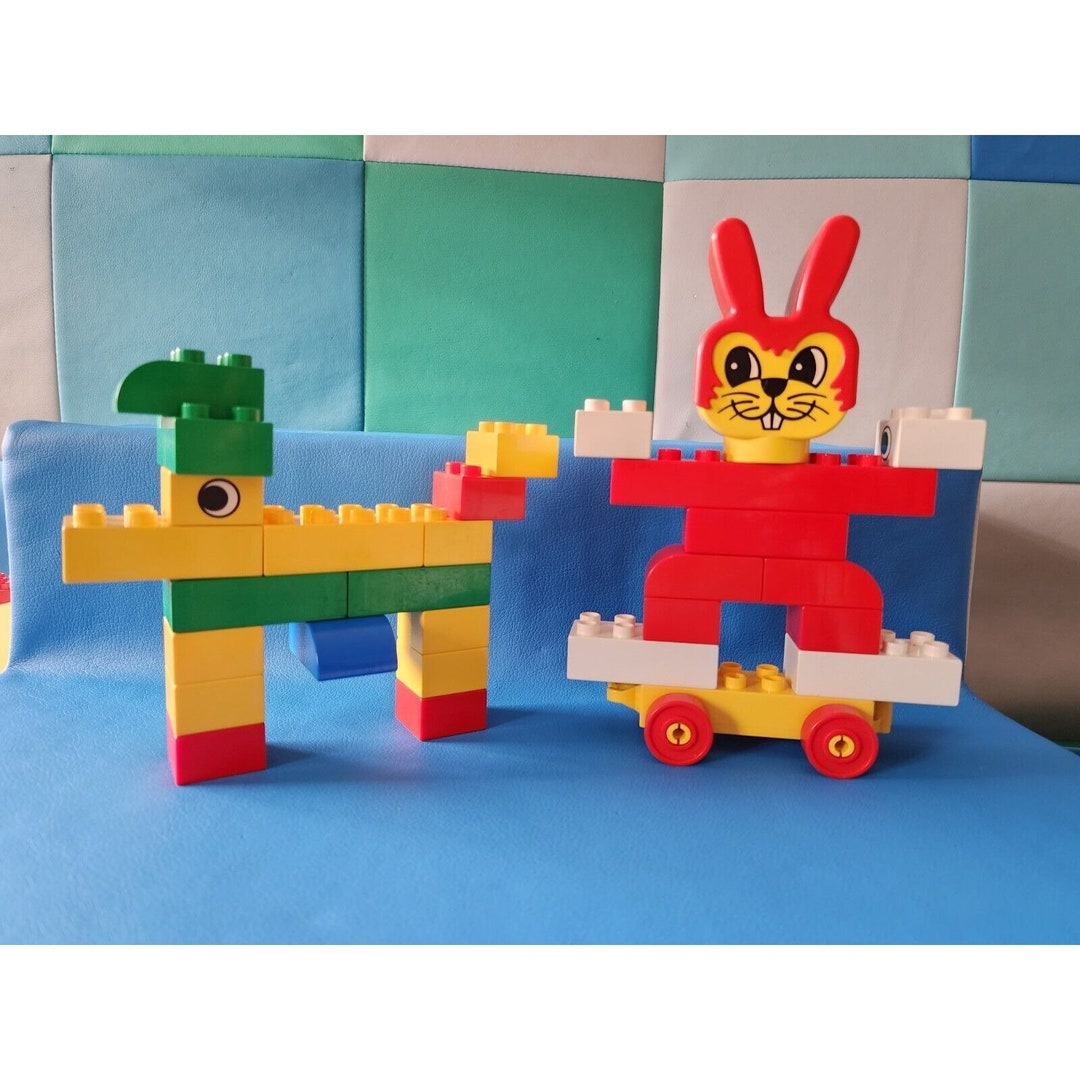 LEGO Duplo 1659 Preschool Basic Building Set Bricks Vintage Legos ...