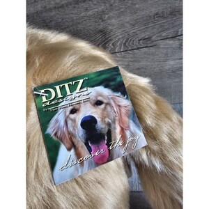 DITZ Designs Golden Retriever Puppy Dog 34 Plush Animal Realistic Hen ...