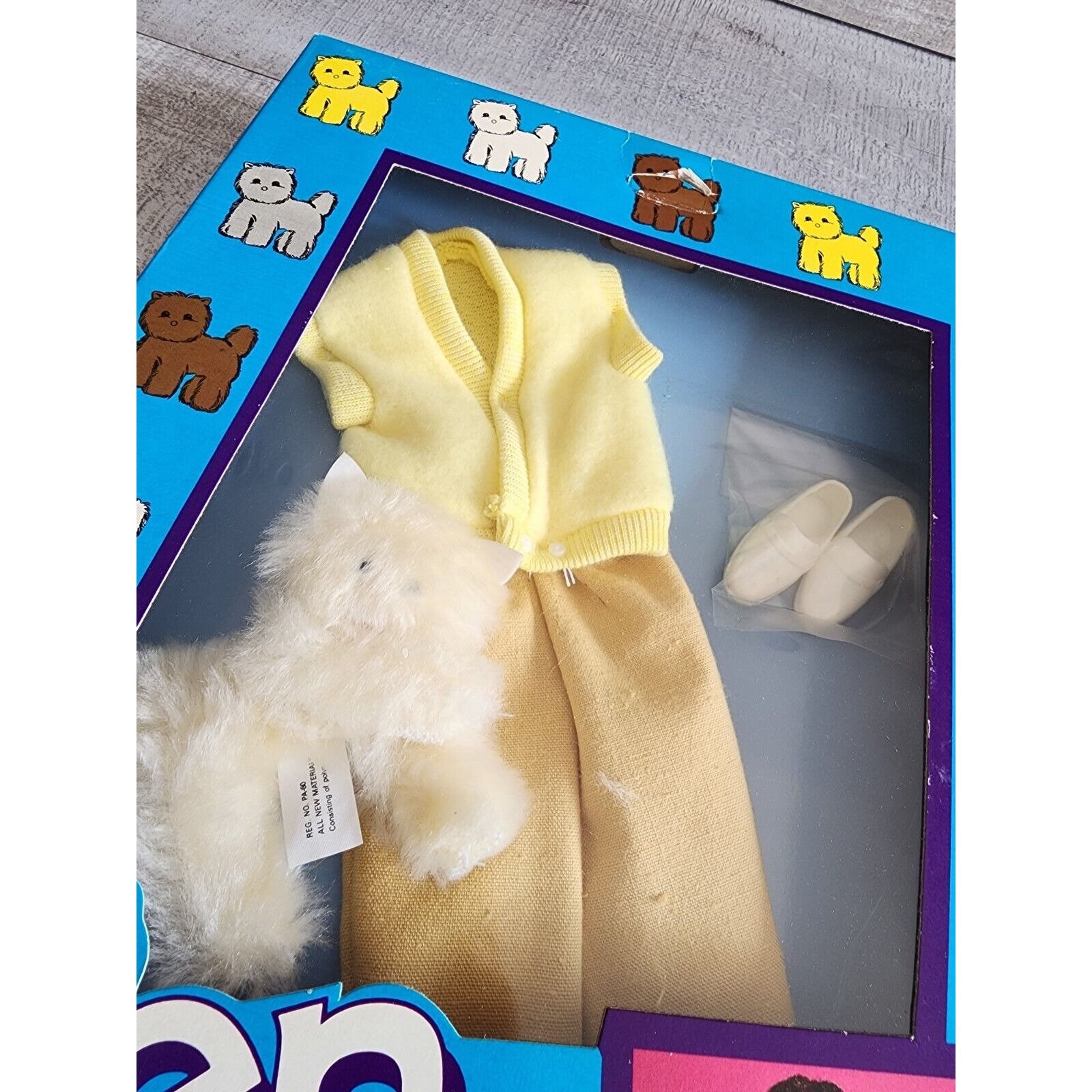 VINTAGE 1986 Barbie KEN Pet Show Fashions 3664 NRFB Fashion W/ Furry ...