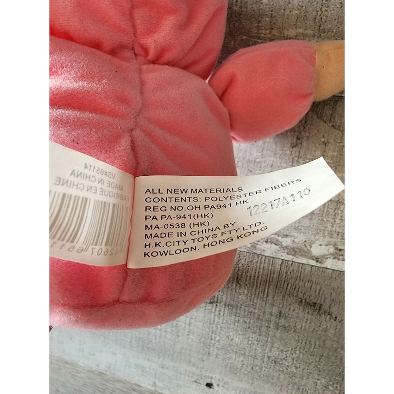 10 Pink Baby Doll Plush Cloth Soft Vinyl Face Pink Binky Pacifier HK ...