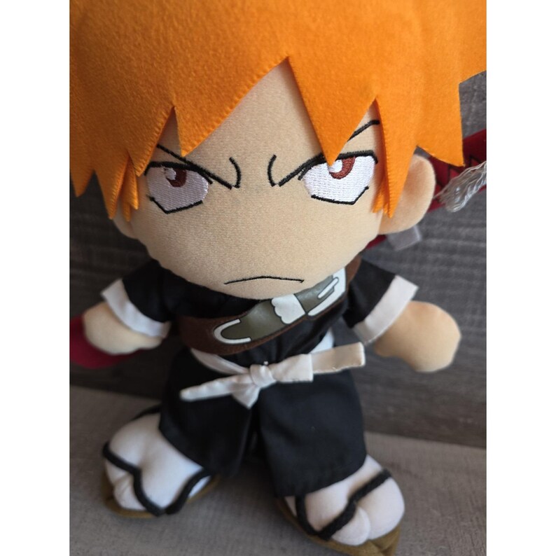 Rare Bleach Kurosaki Ichigo Shinigami Anime Jumbo 14" Plush Banpresto ...