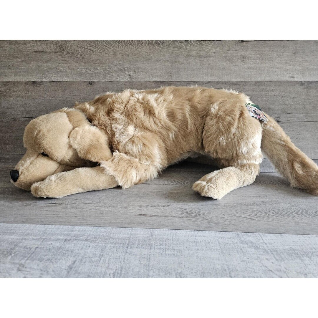 DITZ Designs Golden Retriever Puppy Dog 34 Plush Animal Realistic Hen ...