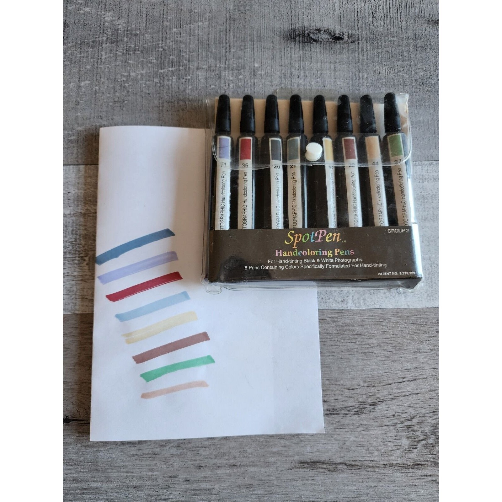 Spotpen Hand Coloring Pen Set Hand Coloring Black White Sepia ...