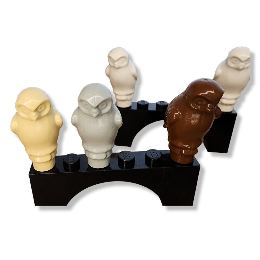 LEGO Harry Potter Animals Rare Lot of 7 Owls Tan Brown White Black - Etsy
