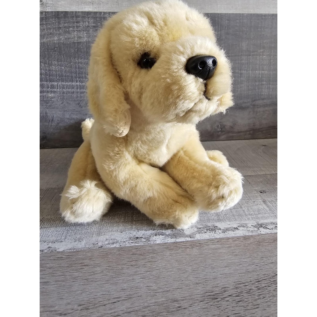 Animal Alley Toys R Us Yellow Lab Puppy Dog Realistic Plush 12" Long - Etsy