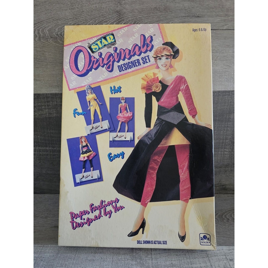 Vtg Star Originals PAPER DOLL DESIGNER Dress up Set With Doll Uncut ...