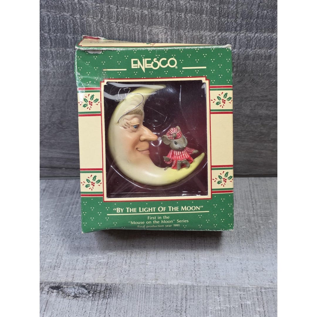 1989 ENESCO by the Light of the Moon Ornament First in the Moon Series ...