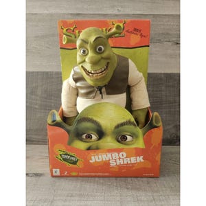 Shrek 2 Jumbo Plush Figure Super Rare 14" BH Teddy Bear New in Original ...