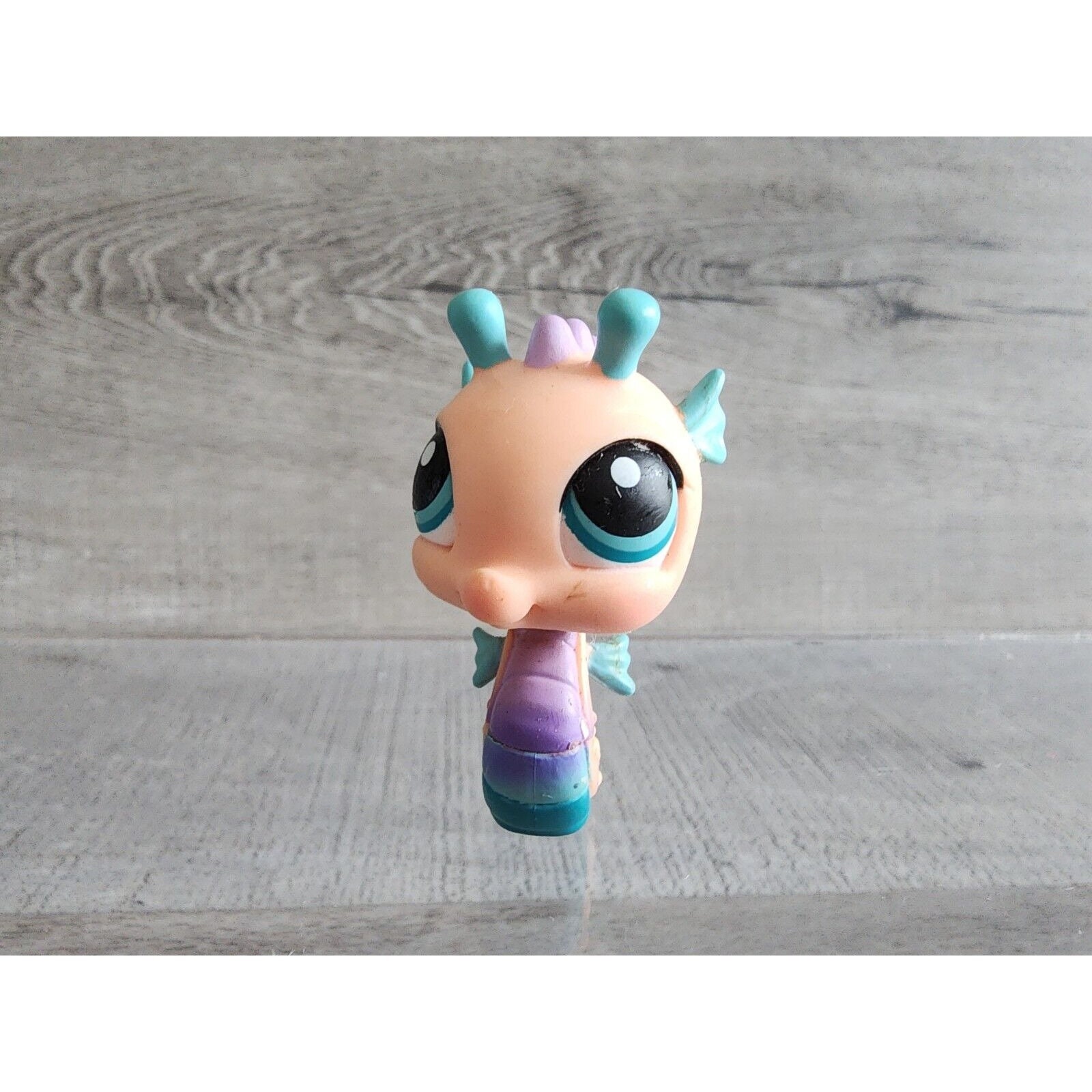 Littlest Pet Shop LPS 142 Seahorse Peach Sea Horse OCEAN Shimmer ...