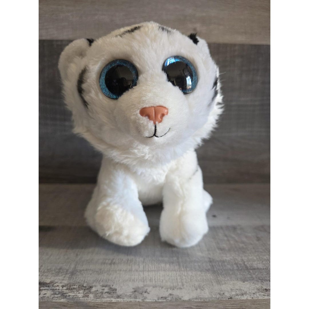 TY Classic Plush - TUNDRA the White Tiger (9" Medium) Stuffed Animal ...