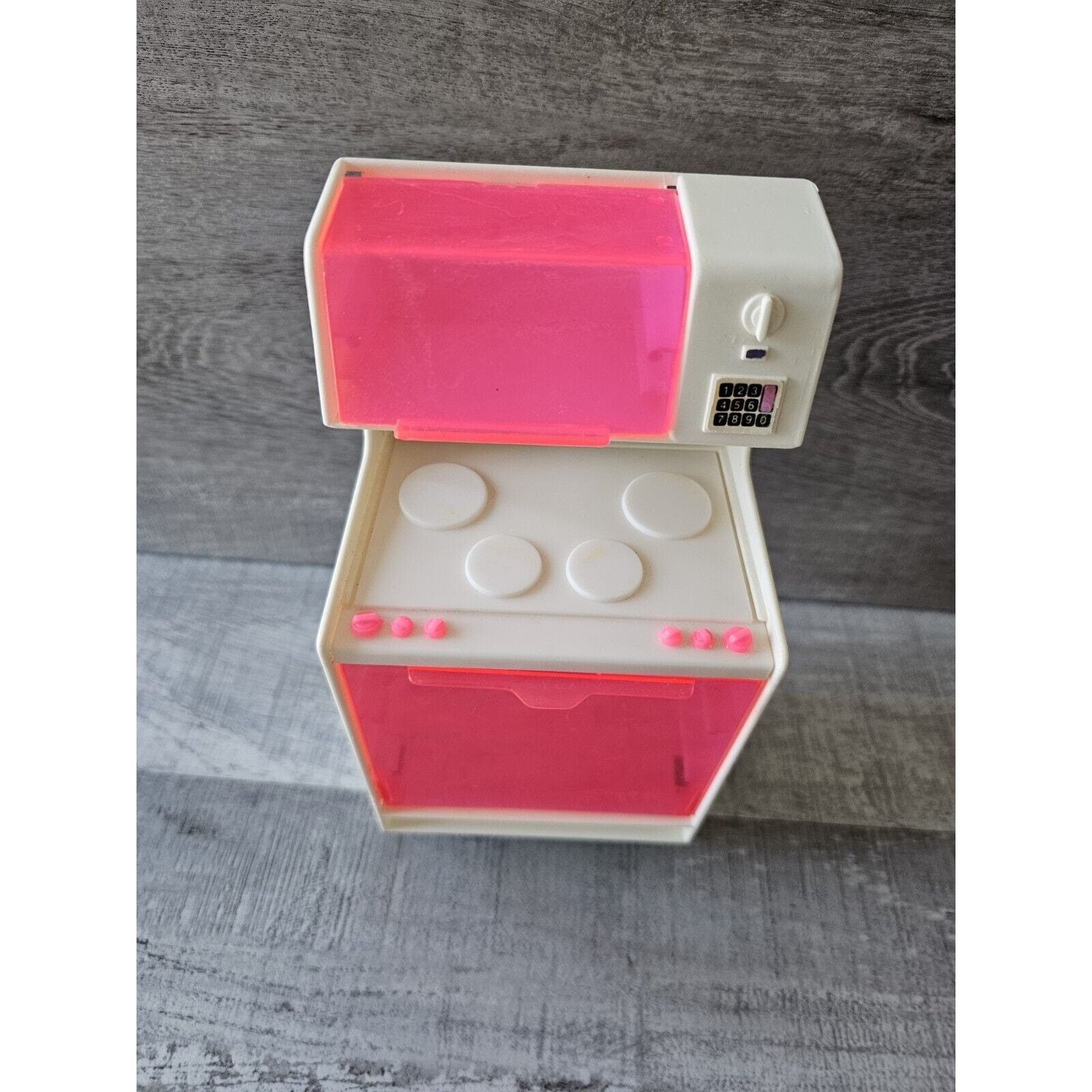 Vintage 1978 Mattel Barbie Dream House Pink Kitchen Stove Oven ...