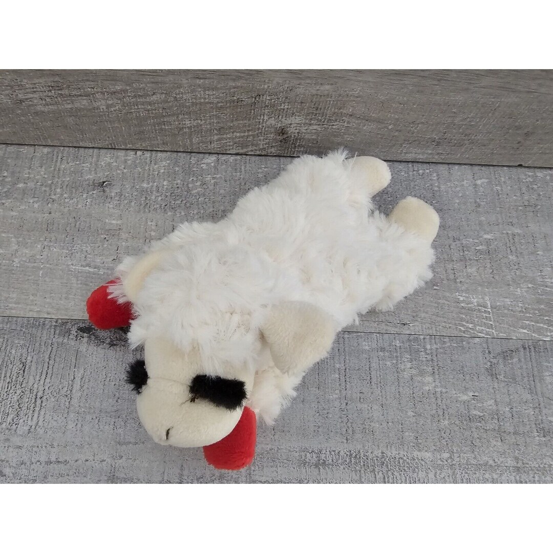 Vintage Lamb Chop Shari Lewis Plush Stuffed Sheep Laying Down Aurora ...