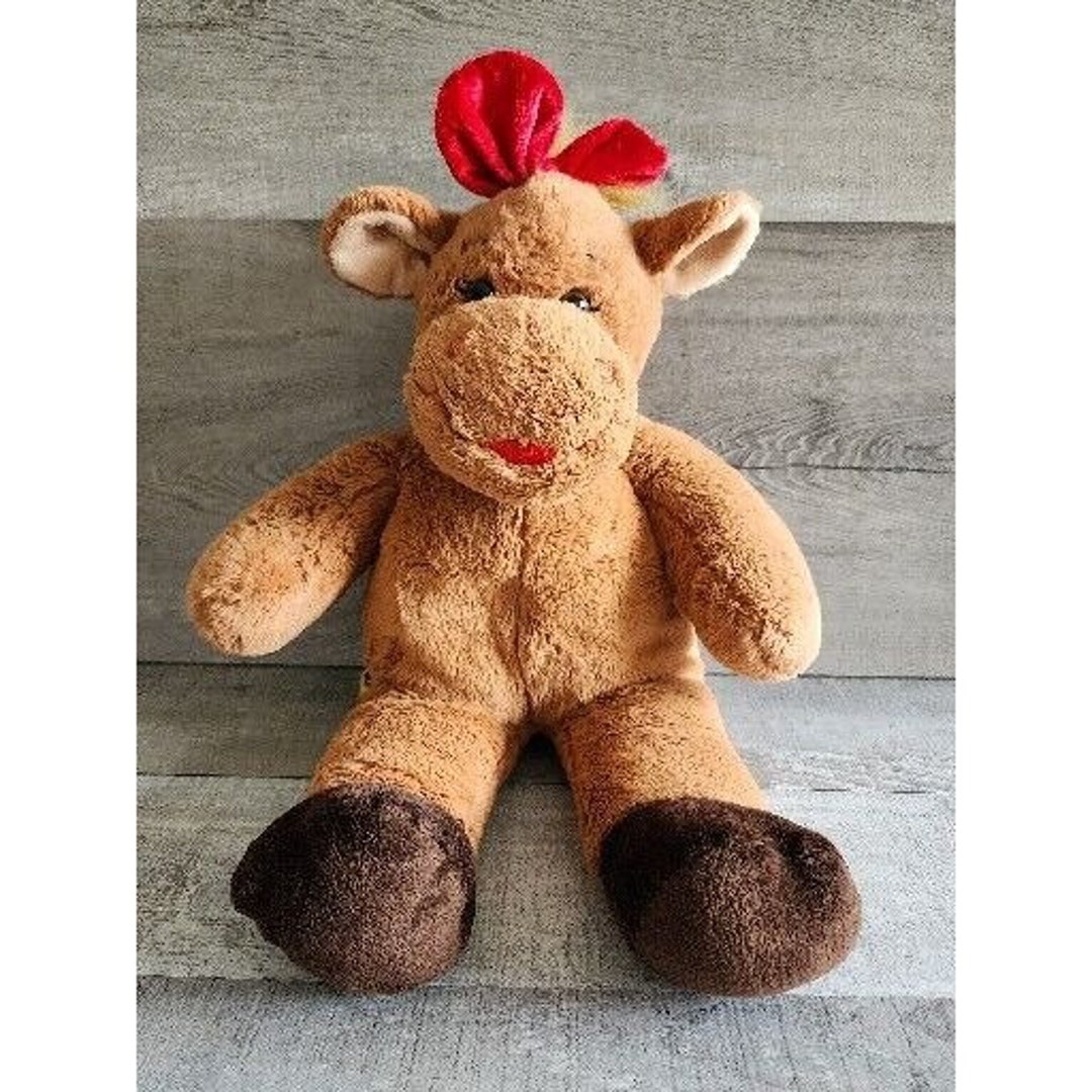 Build A Bear Holly the Moose Christmas 16" Plush Stuffed Rare Retired ...