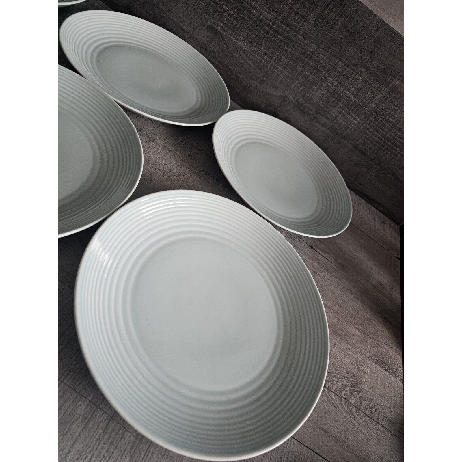 Royal Doulton Gordon Ramsay Maze Set of 6 Light Blue Dinner Plates 11 ...