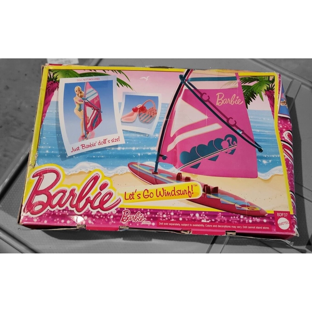 Barbie Lets Go Windsurfing Playset Set Mattel 2013 #BDF37 - Etsy