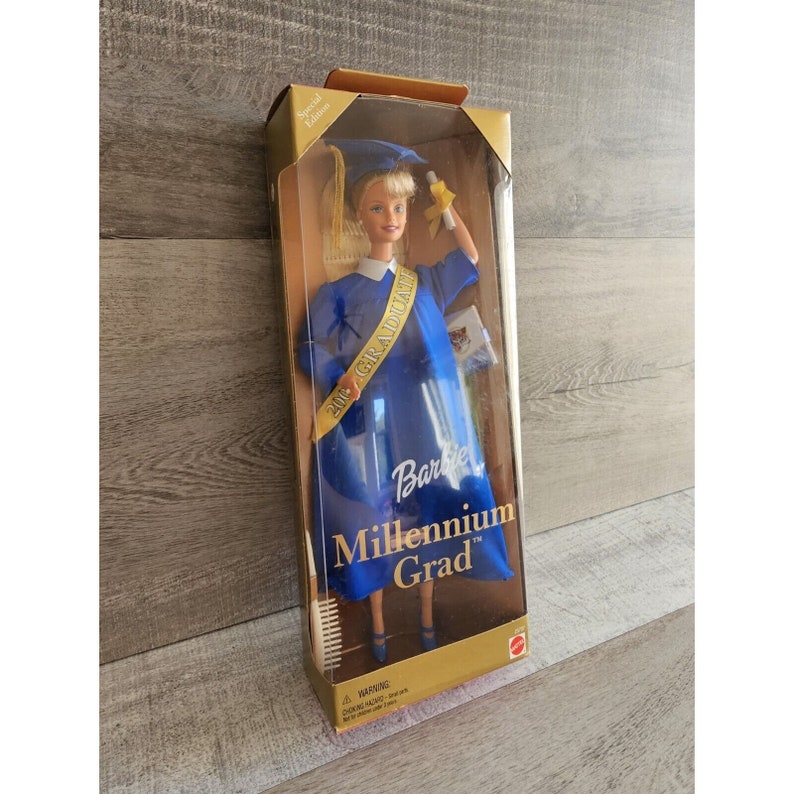 Millennium Grad Barbie W/ Graduation Blue Gown Blonde Hair - Etsy