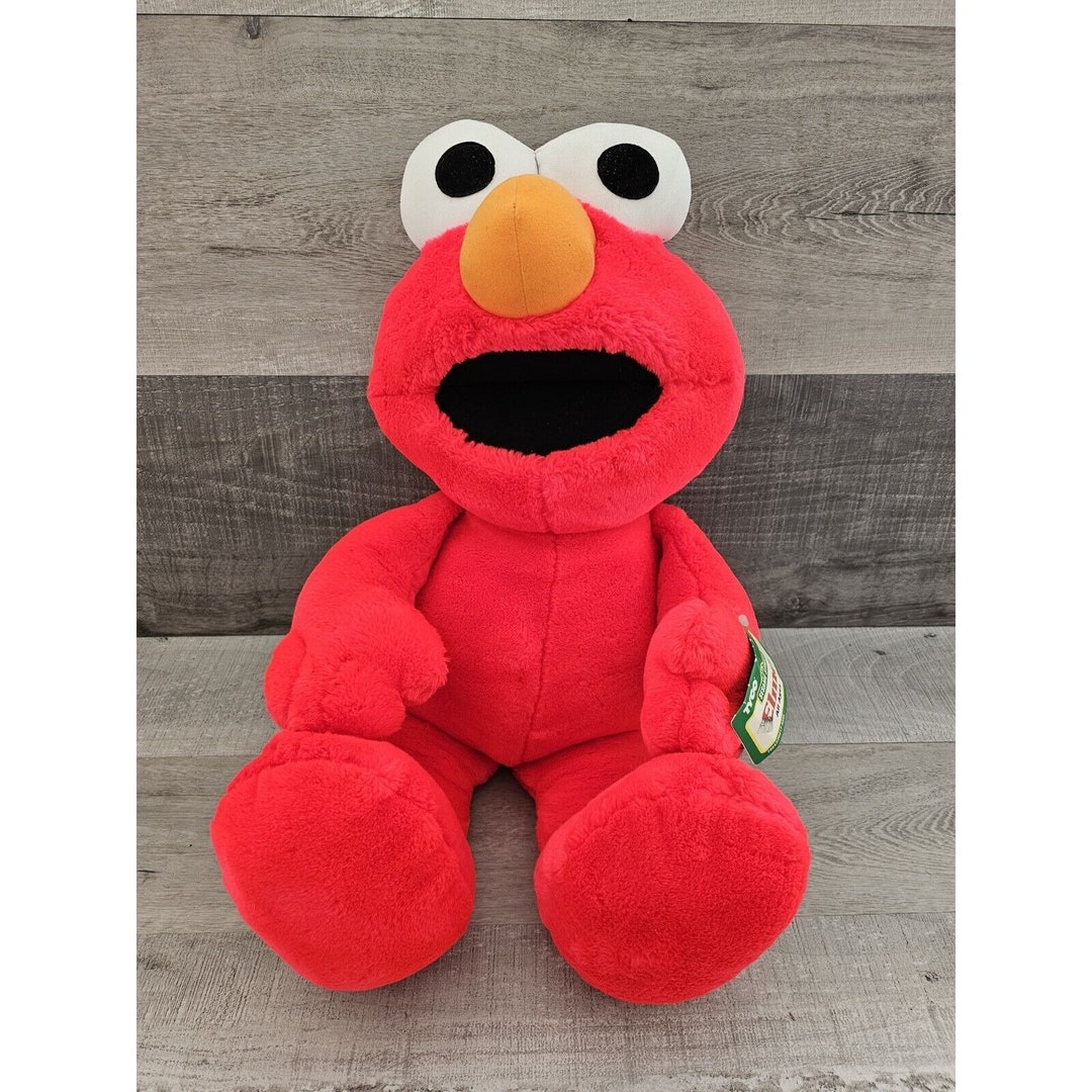 Vtg Tyco Elmo 1996 Sesame Street Plush Toy Stuffed Animal Large 26 ...