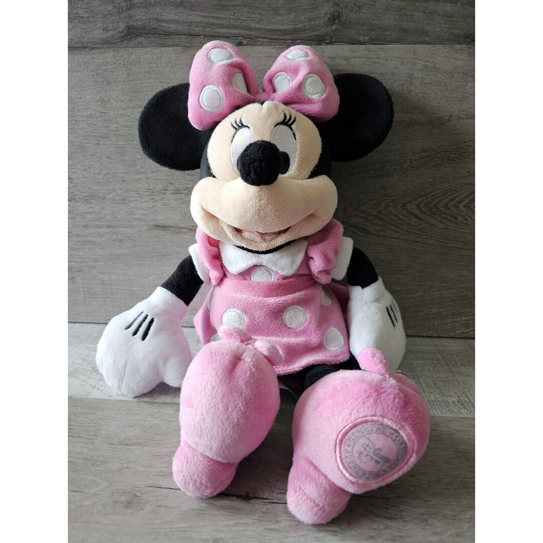 Disney Store Exclusive PINK MINNIE MOUSE Original Authentic Plush Doll ...