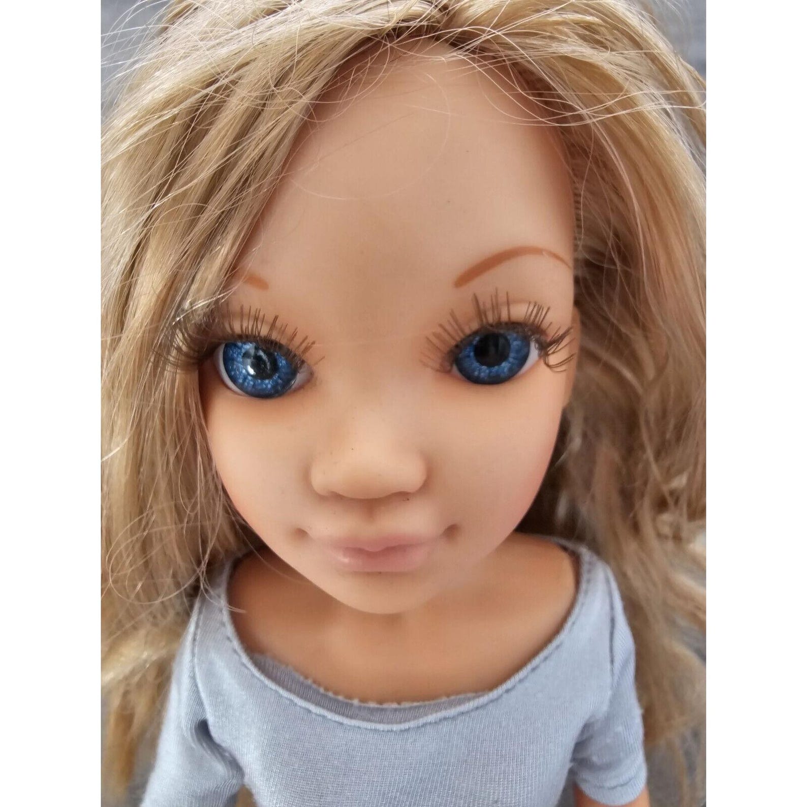 Vintage Nancy Doll by Famosa, Spain, 17" Blonde Hair , Blue Eyes ...