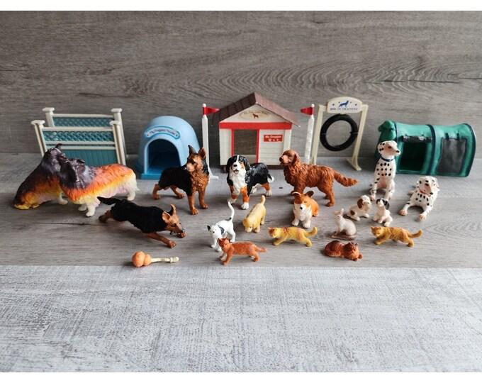 Keenway Dog Academy Playset CP Toys Dog Training Agility Toy Dogs Lot ...