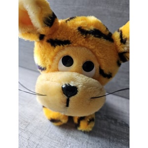 Rare! Vintage 1984 DAKIN Pouty Sad Tiger Cub Plush Toy Stuffed Animal 7 ...