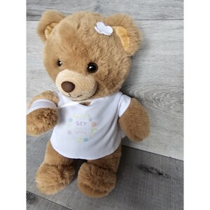 Get Well Soon Bear Plush Broken Arm Boo-boo 12" Stuffed Animal Lovey ...
