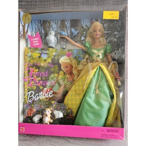The Tale of the Forest Princess Barbie Doll A Golden Book 2000 Mattel ...