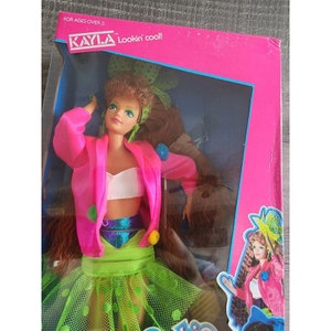 Vintage Dance Club Kayla Barbie Doll 1989 Mattel #3512 NRFB Rare New ...