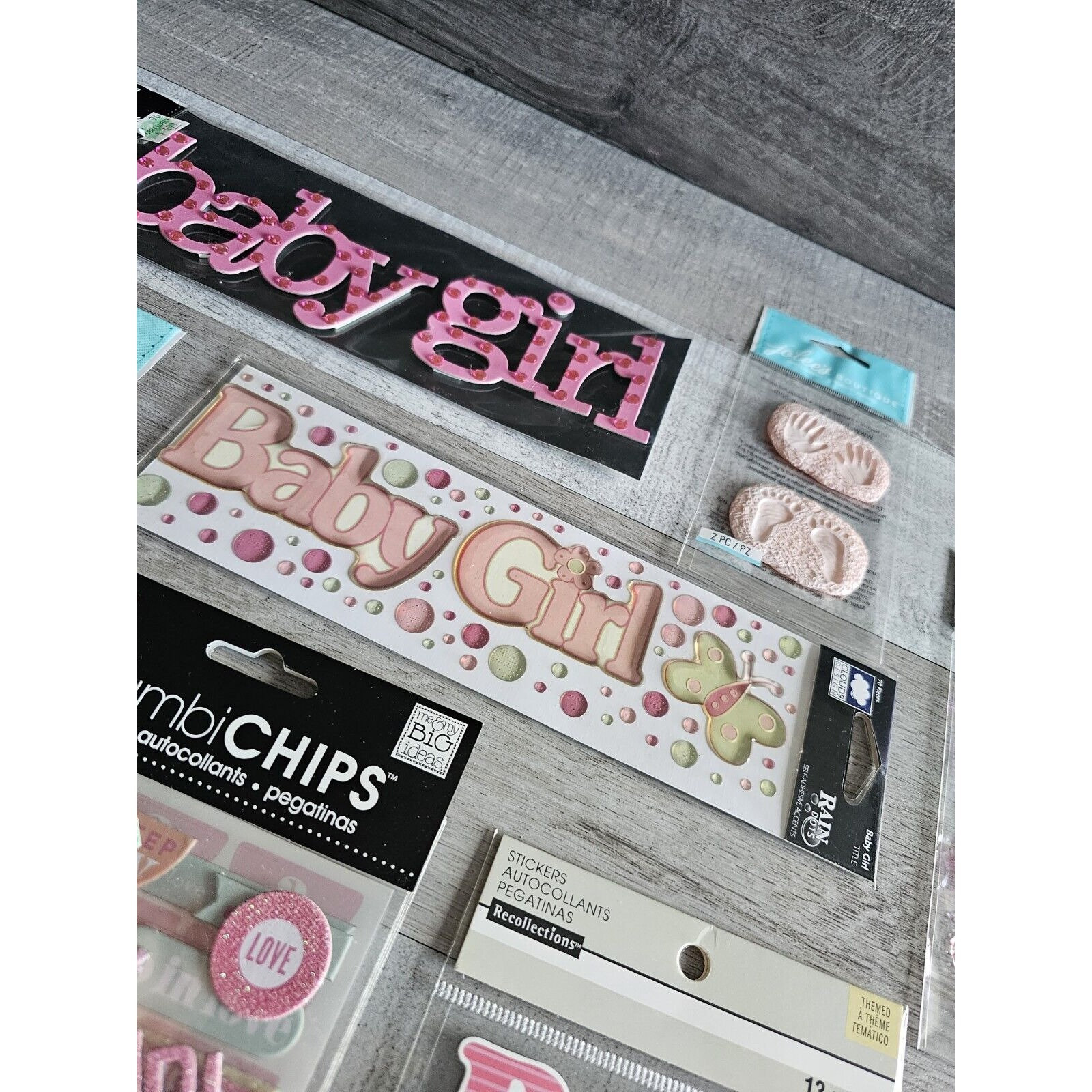 Sticker Lot BABY Girl Pink Scrapbooking 3D Stickers Babies - Etsy