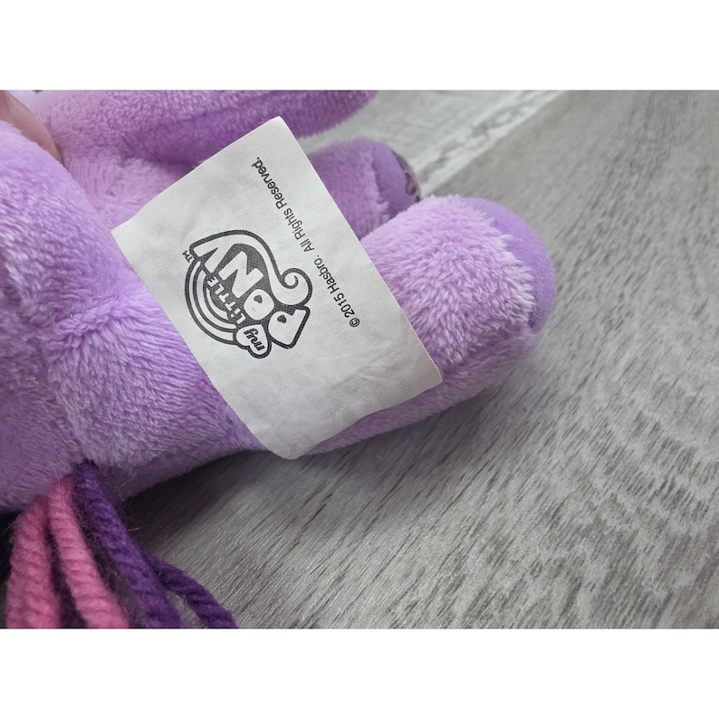 My Little Pony MLP Twilight Sparkle Yarn Hair Stuffed Animal 6" Plush ...