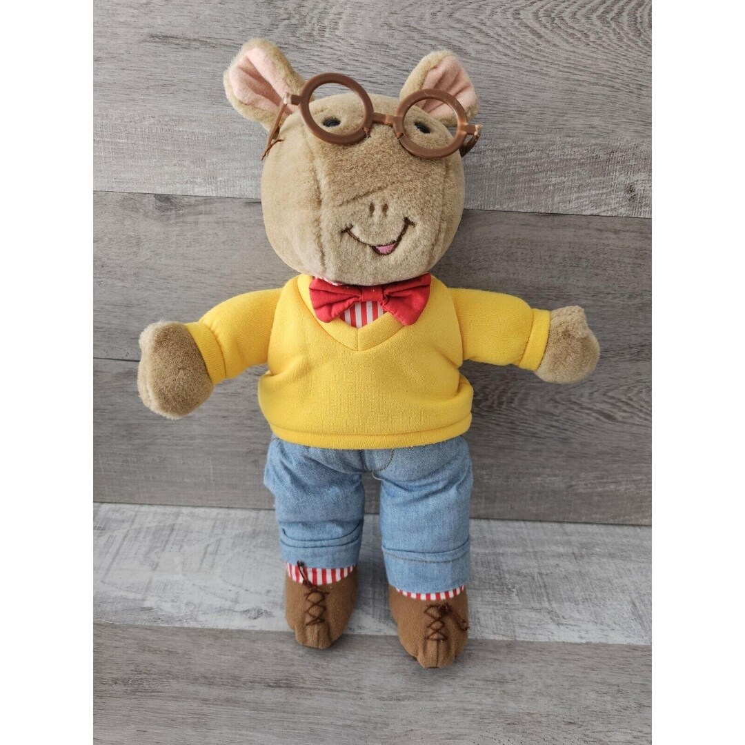 Vtg Eden 14" ARTHUR Plush by Marc Brown 1996 Stuffed Animal Mouse W ...