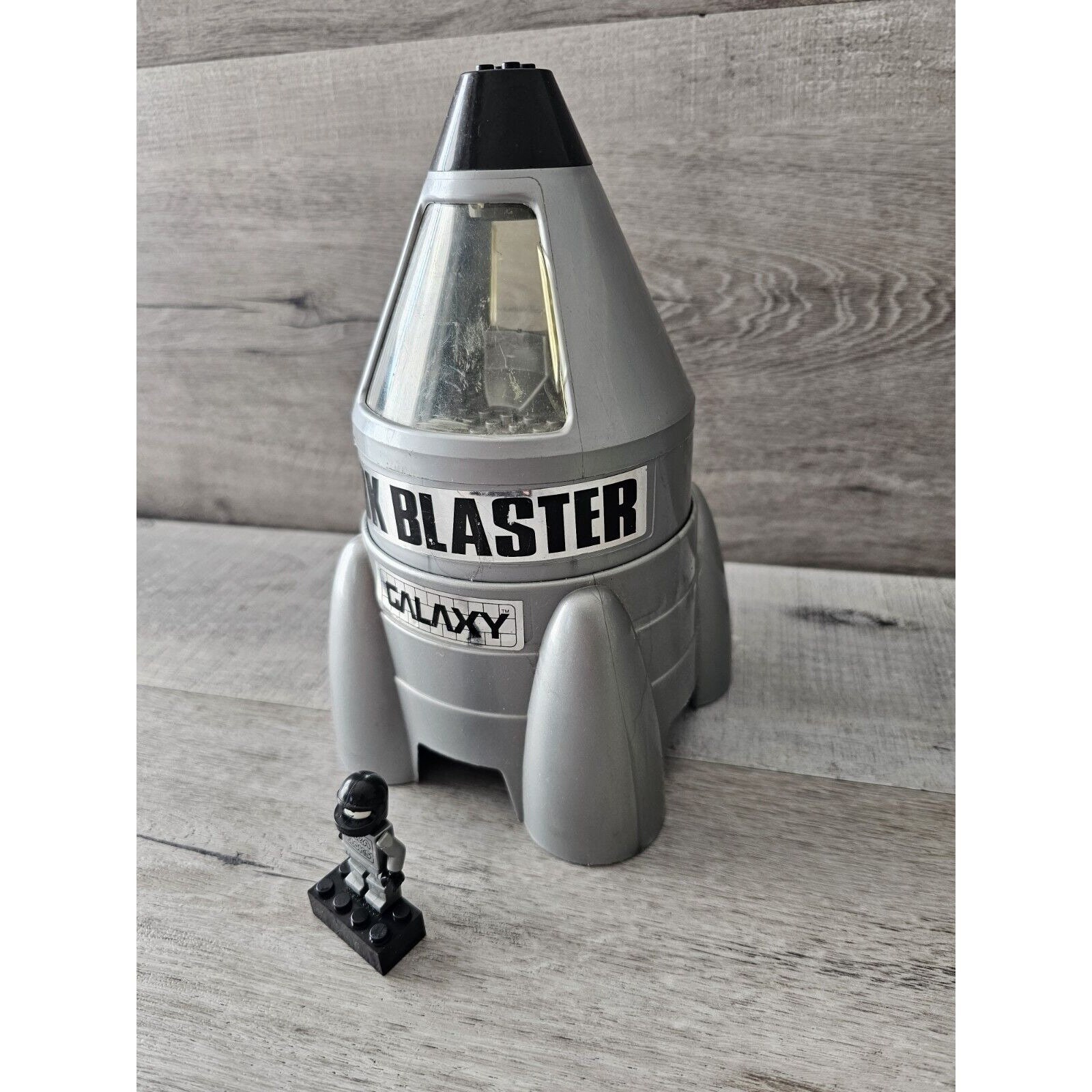 Vintage Mega Bloks Blok Blaster Rocket Capsule & Figure 1990s Toys ...