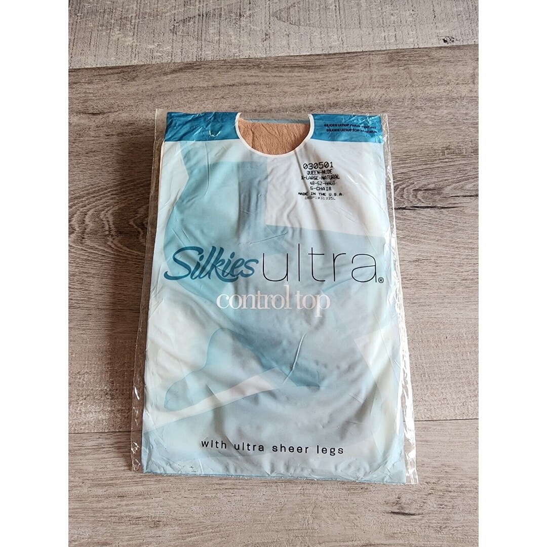 Silkies 030501 Ultra Control Top NUDE Pantyhose Size Queen Ultra Sheer ...