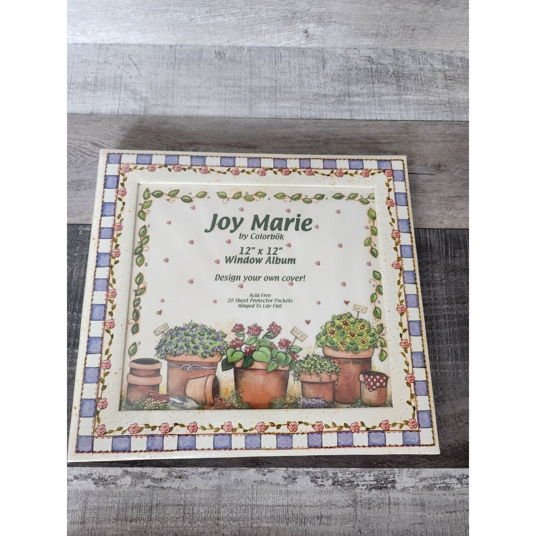 NEW 8.5 X 11 Colorbok Joy Marie Memories Scrapbook Window Photo Album ...