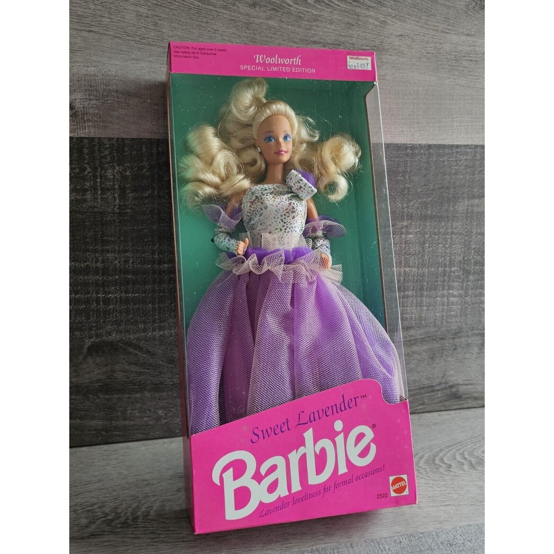 Sweet Lavender Barbie Doll Woolworth Special Limited Edition 1992 ...