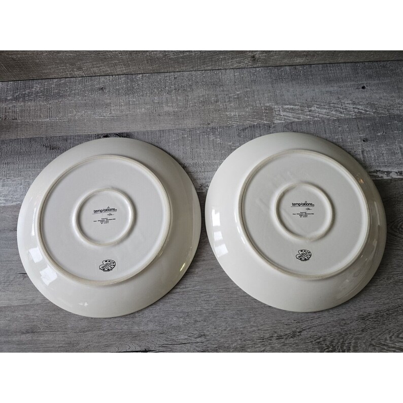 New Temp-tations Seasonal Dinner Plates 10.5" Pawfetti Set of 2 ...