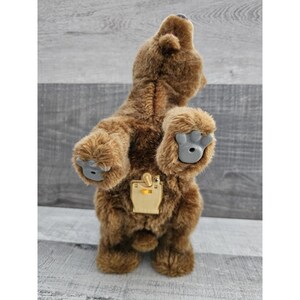 Realistic Standing Grizzly Brown Bear Stuffed Animal Plush Stands ...