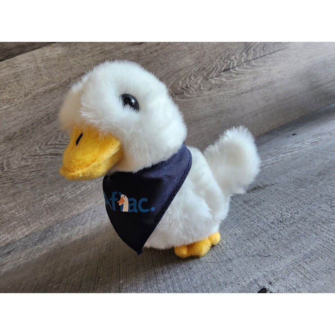 AFLAC Duck Plush Talking Blue Bandana 6 Cancer & Blood Disorders Toy ...