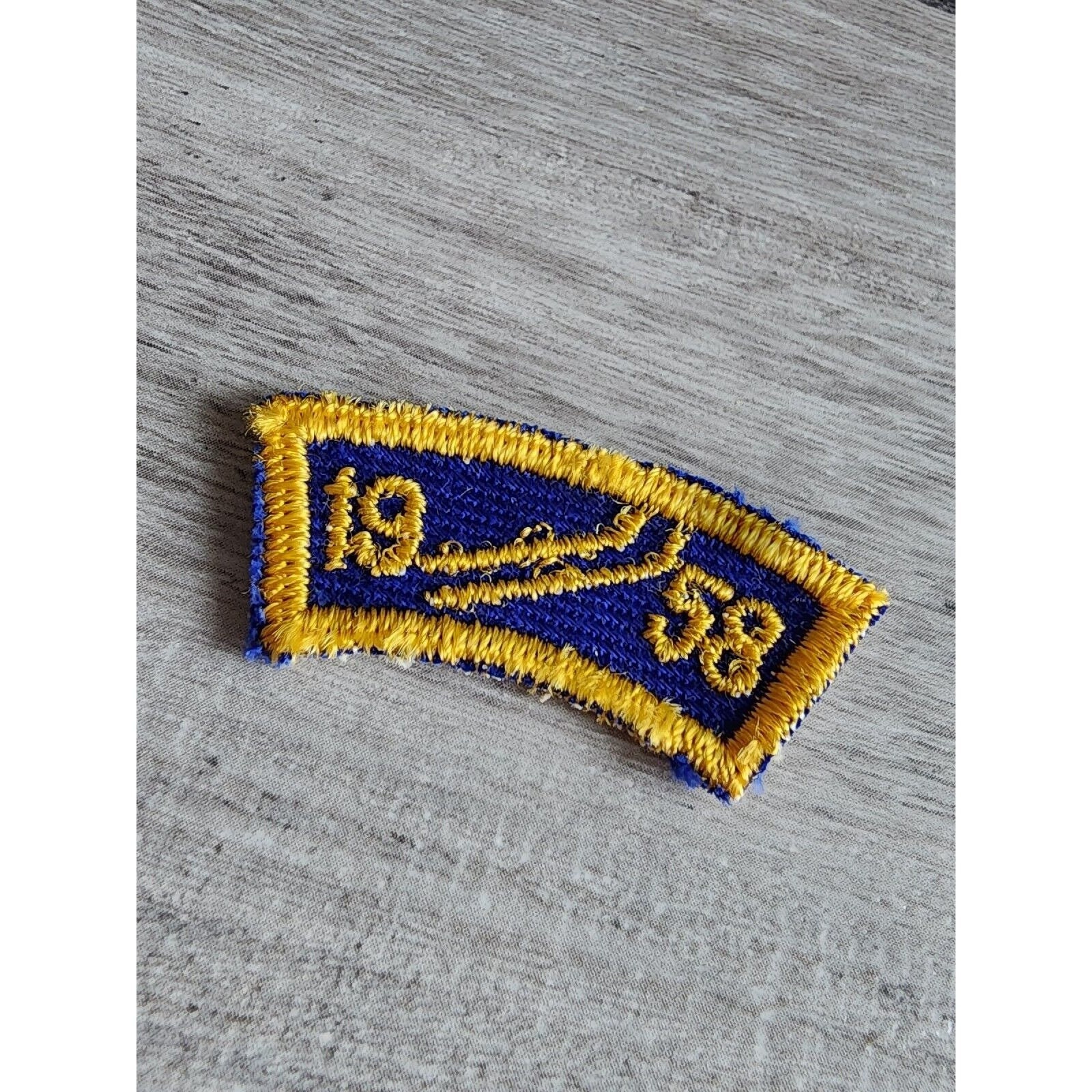 Vintage Boy Scout Blue Segment Gold Yellow PATCH 1958 BSA - Etsy