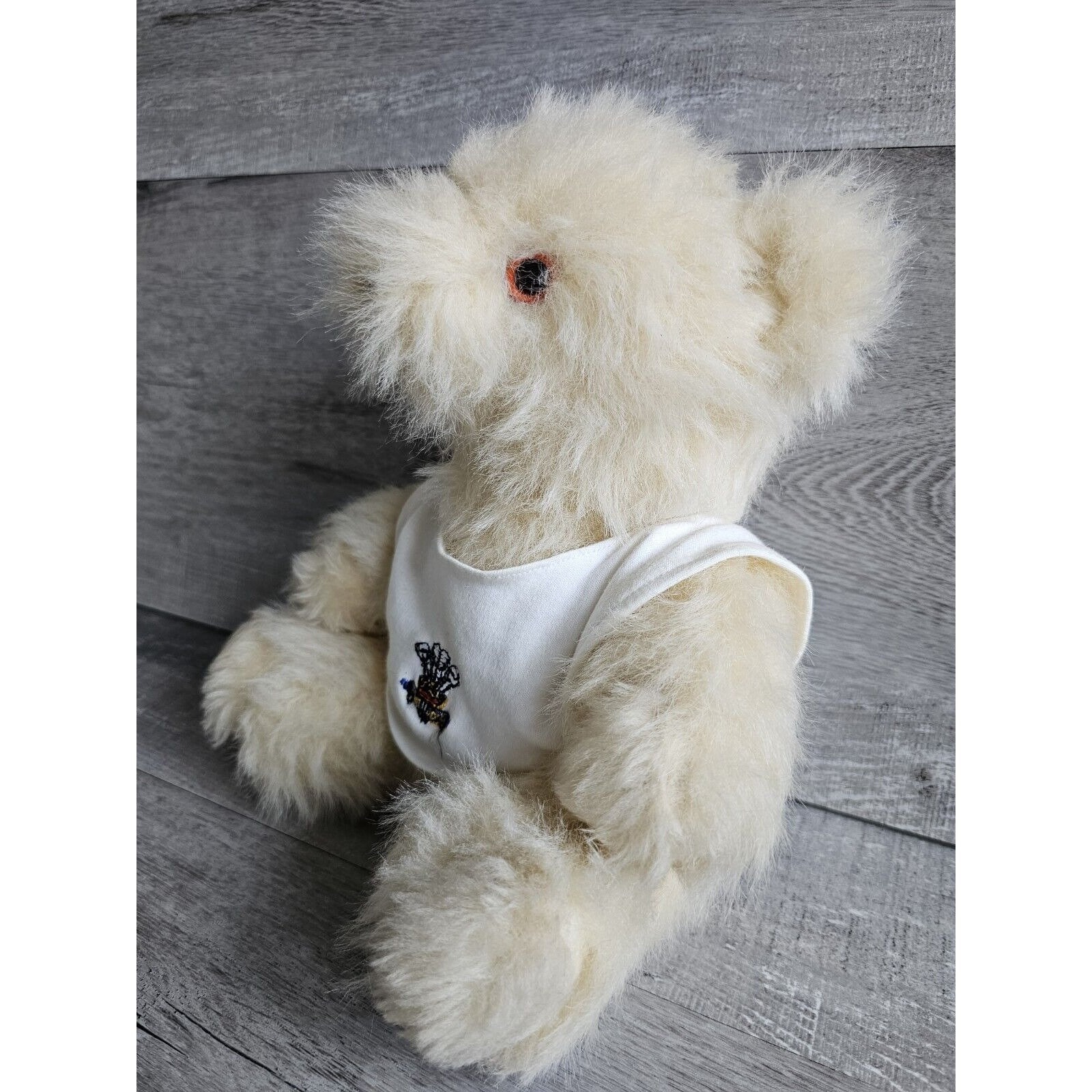 Vintage Welsh Stuffed Bear Cream Plush by Swaniki Made in Wales 9 ...