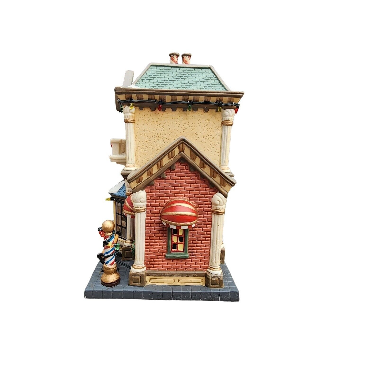 Heartland Valley Village Hand Painted Deluxe Porcelain Lighted Barber ...