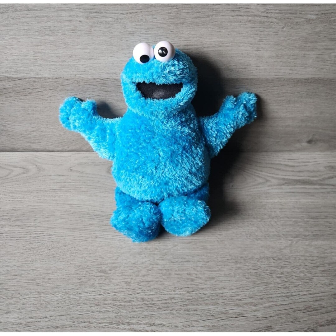 Sesame Street Official Cookie Monster Soft Plush Premium Toy 13" Sesame ...