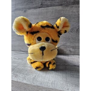 Rare! Vintage 1984 DAKIN Pouty Sad Tiger Cub Plush Toy Stuffed Animal 7 ...